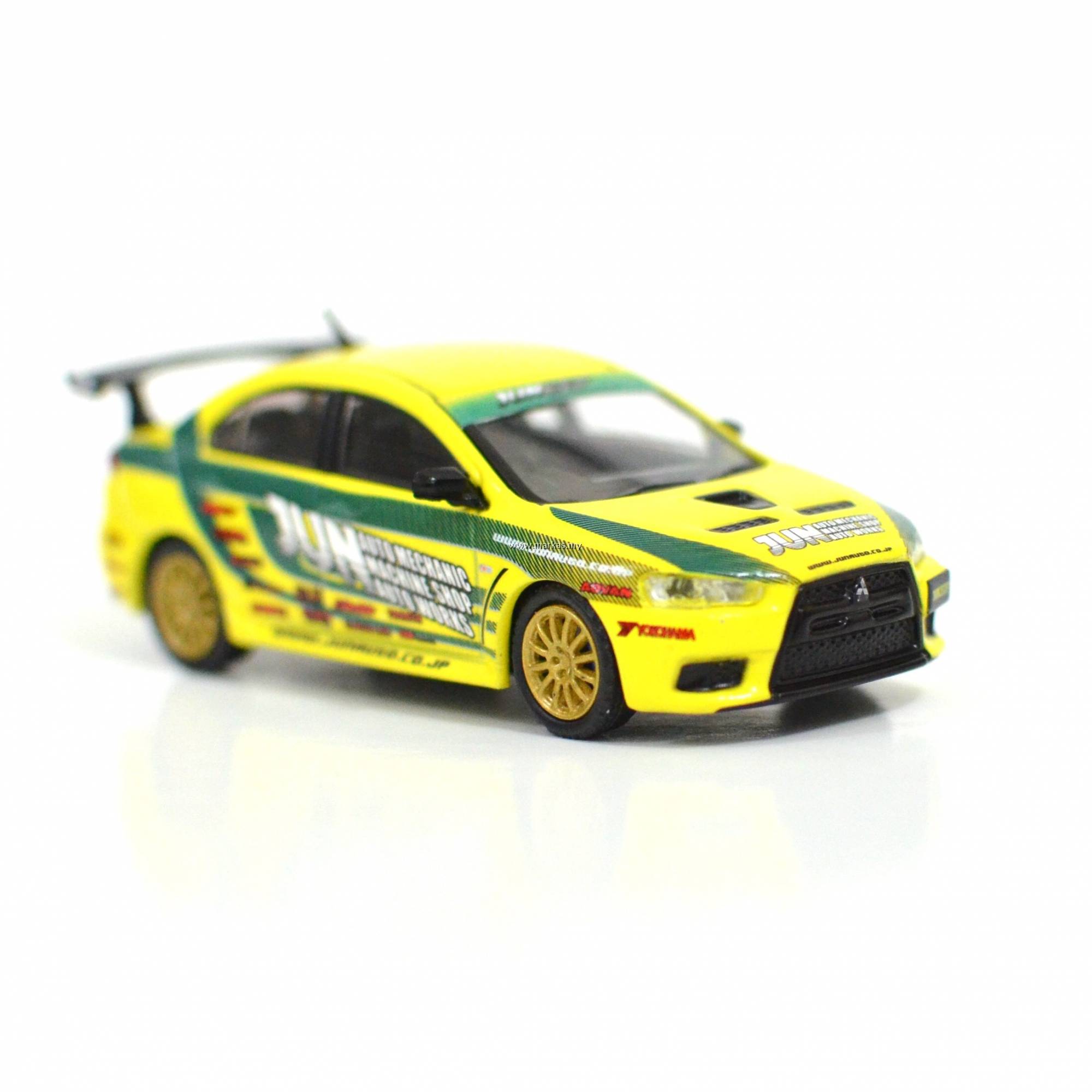 TARMAC WORKS MITSUBISHI LANCER EVO X TOURING CAR - TUNED BY JUN