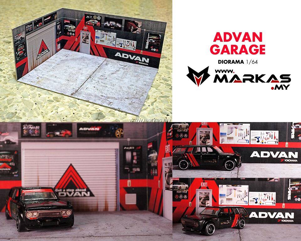 DIORAMA 1/64 - ADVAN GARAGE