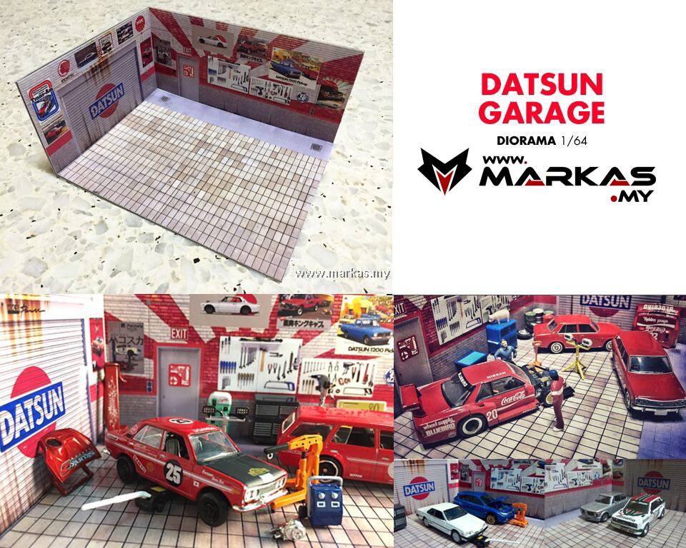 DIORAMA 1/64 - DATSUN GARAGE