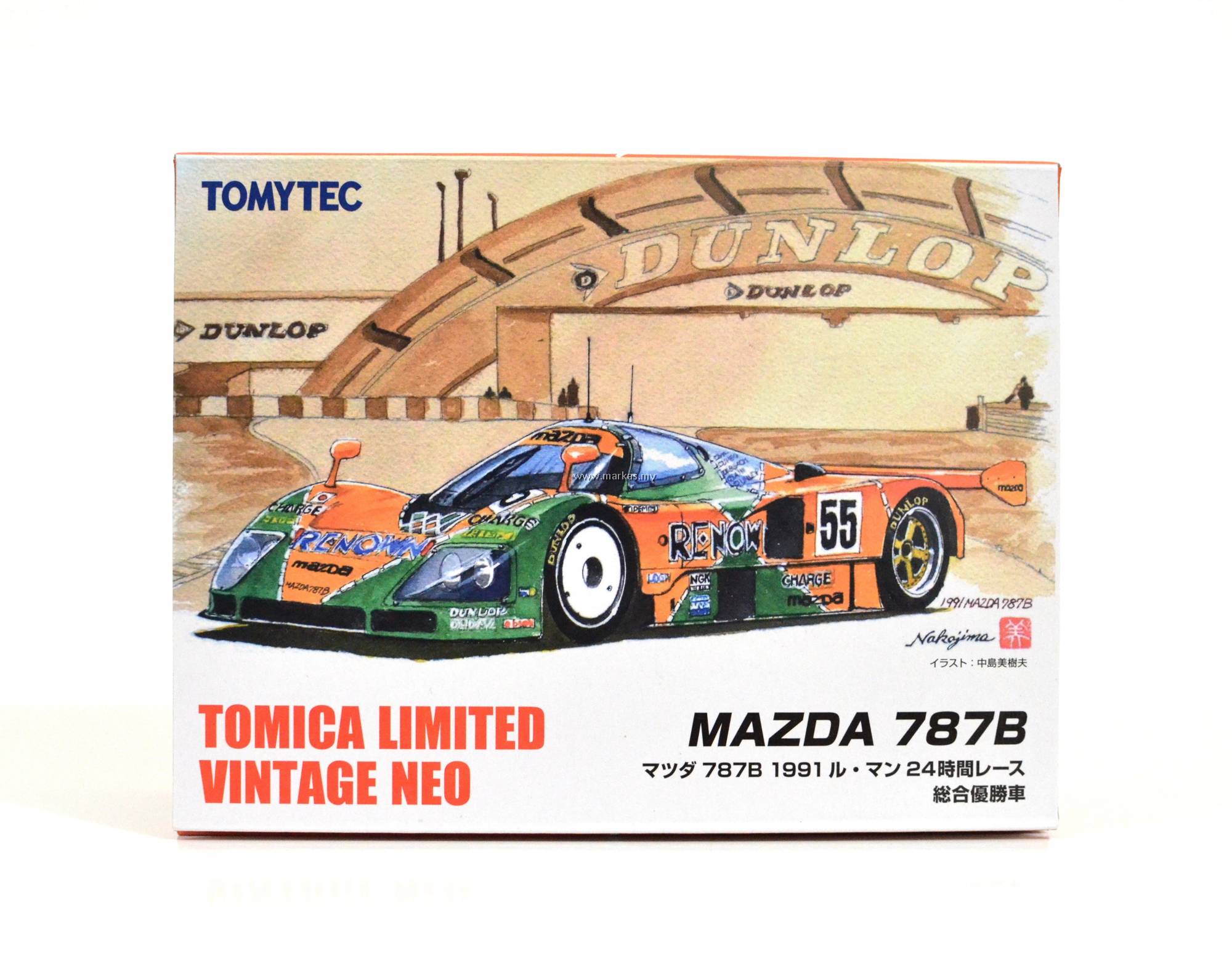 TOMICA LIMITED VINTAGE MAZDA 787B 1991 LE MANS WINNER'S CAR
