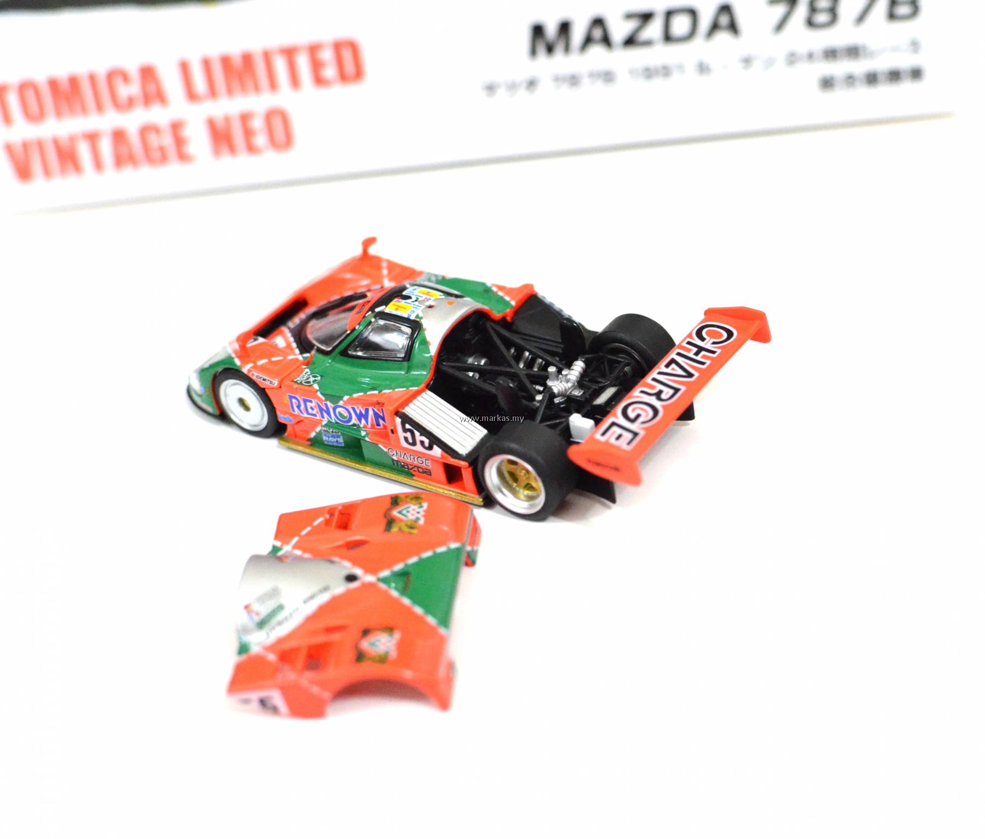 TOMICA LIMITED VINTAGE MAZDA 787B 1991 LE MANS WINNER'S CAR