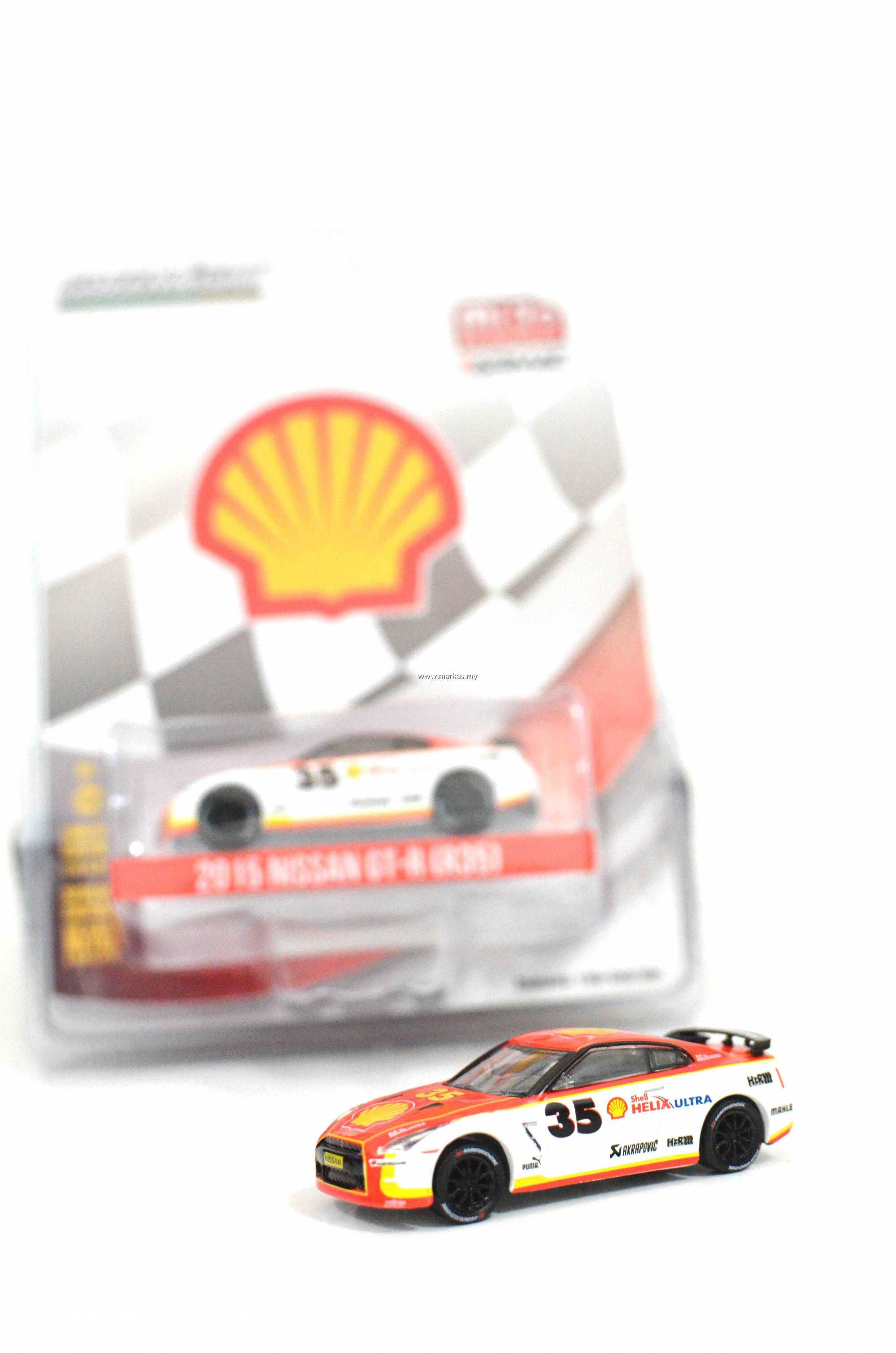 GREENLIGHT 2015 NISSAN GT-R R35 2015 SHELL EDITION