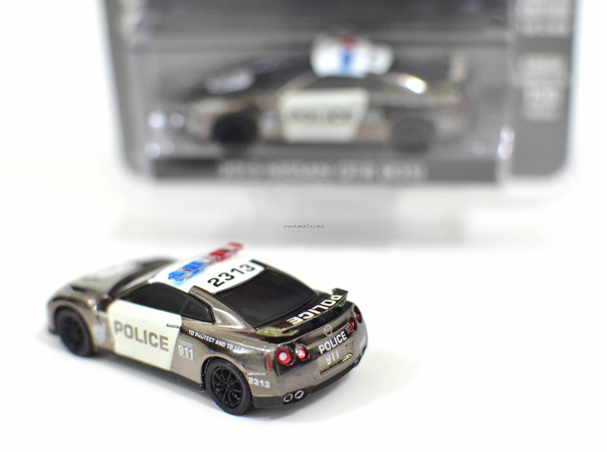 GREENLIGHT X MIJO EXCLUSIVE 2015 NISSAN GT-R R35 US POLICE