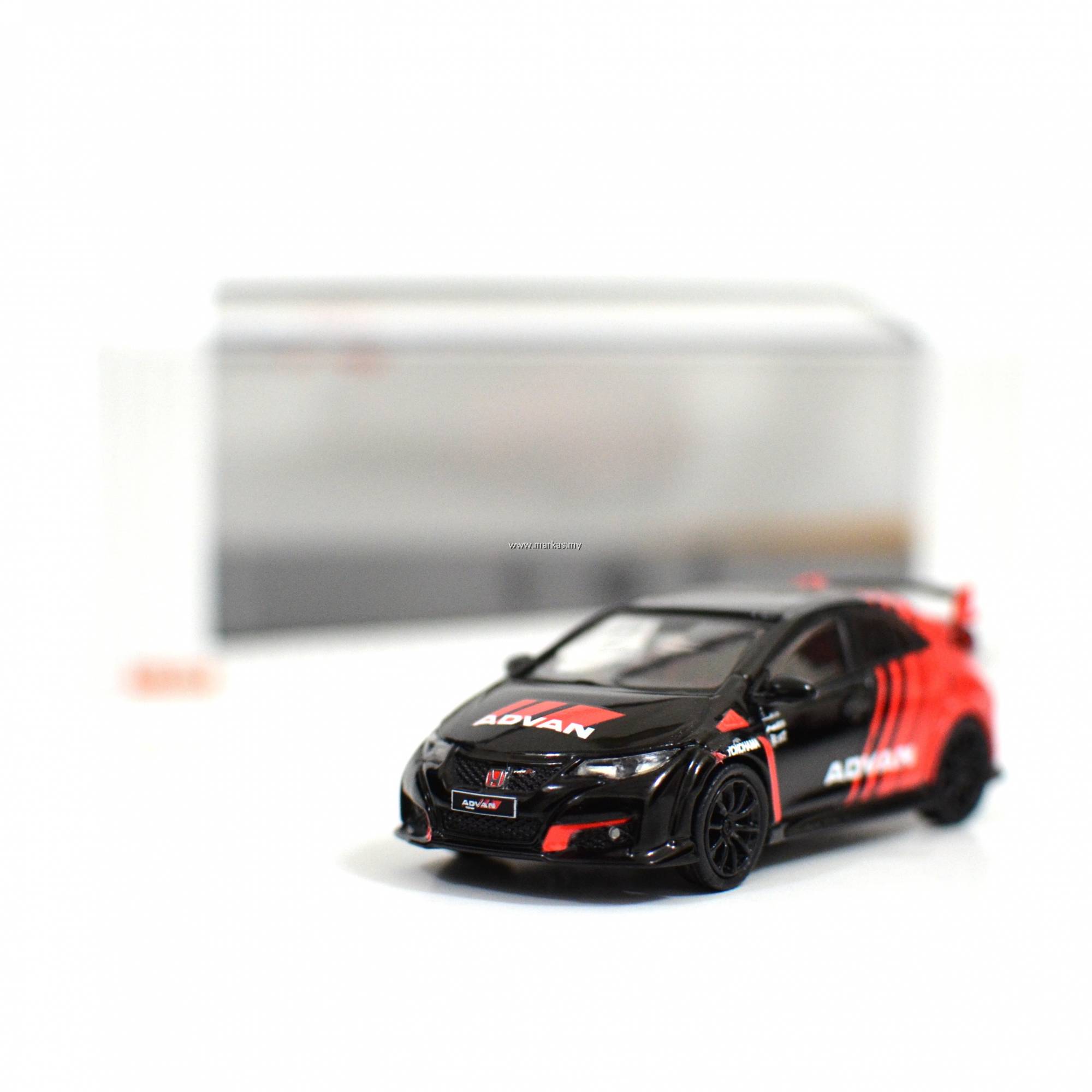 TARMAC WORKS HONDA CIVIC TYPE R FK2 - ADVAN WITH RACING WHEELS