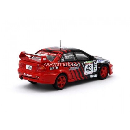 TARMAC WORKS 1/64 MITSUBISHI LANCER EVOLUTION V NEW ZEALAND RALLY 1999