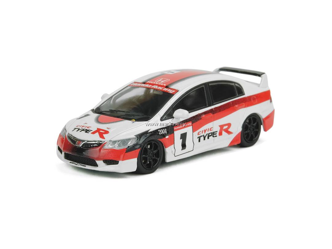 INNO MODELS 1/64 HONDA CIVIC TYPE-R FD2 #1 TYPE-R LIVERY JAPAN ONE MAKE RACER