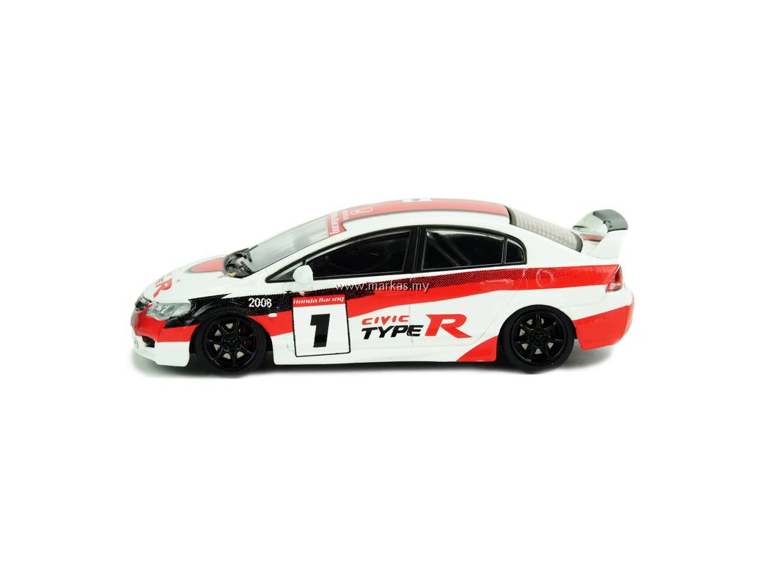 INNO MODELS 1/64 HONDA CIVIC TYPE-R FD2 #1 TYPE-R LIVERY JAPAN ONE MAKE RACER