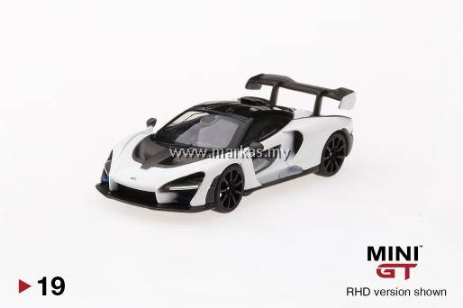 MINI GT 1/64 MCLAREN SENNA WHITE (HK EDITION)