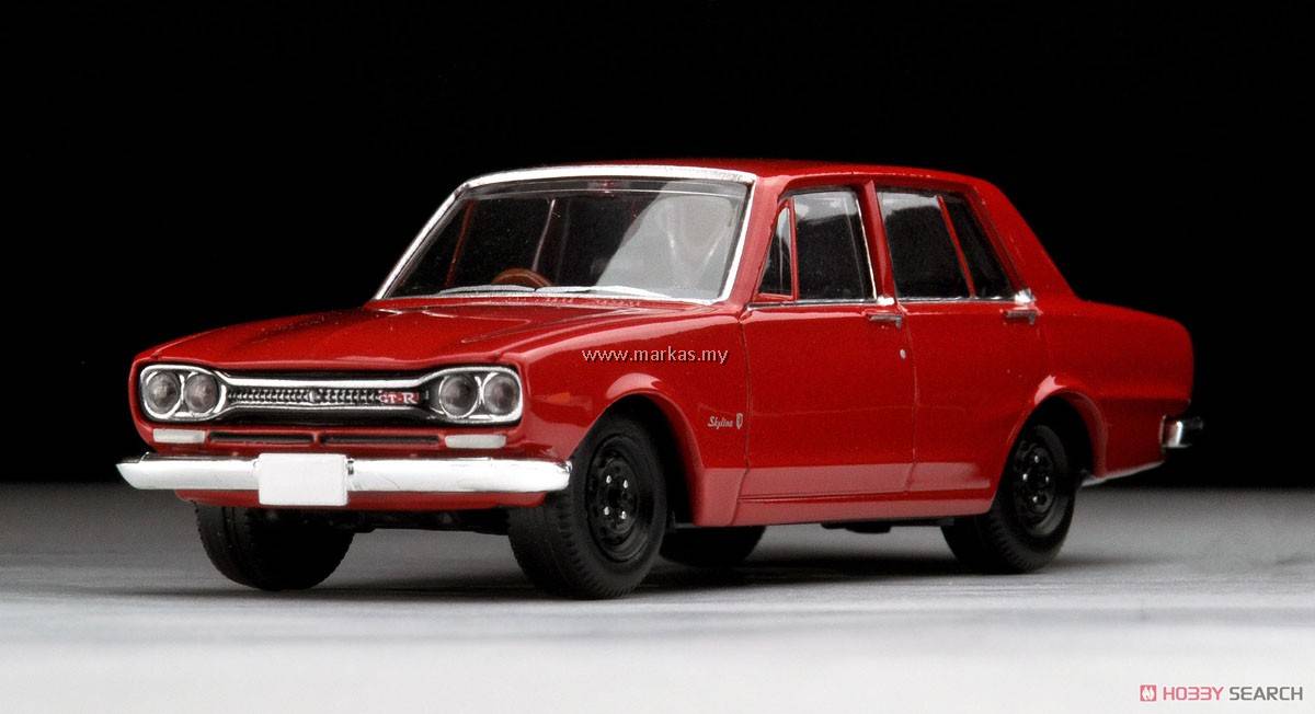 TOMICA-LIMITED-VINTAGE-NEO-LV-177B-NISSAN-SKYLINE-2000GT-R-1970-YEAR-RED