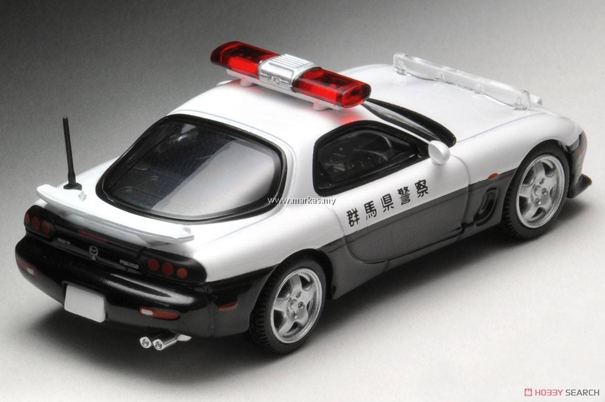 TOMICA LIMITED VINTAGE NEO MAZDA TLV-N180A MAZDA RX-7 POLICE CAR