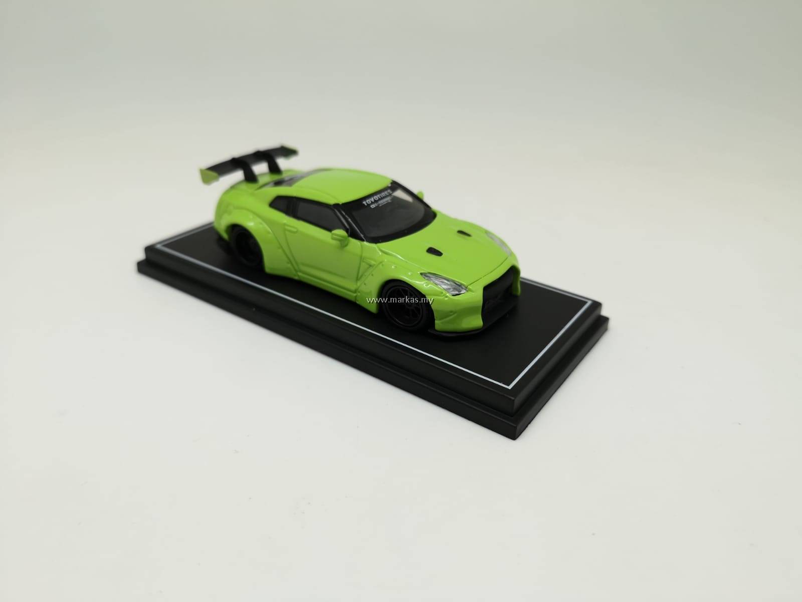 LB PERFORMANCE 1/64 LIBERTY WALK NISSAN GT-R R35 APPLE GREEN
