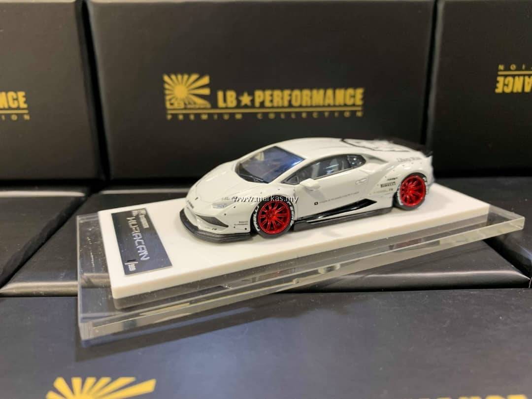 LB PERFORMANCE PREMIUM COLLECTION LIBERTY WALK 1/64 HURACAN LB 610 WHITE