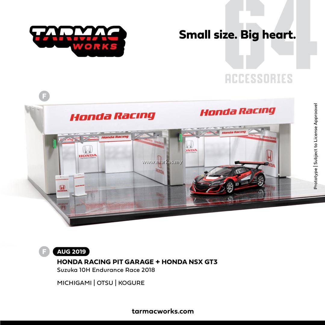 TARMAC WORKS 1/64 ACCESSORIES RACING PITS STOP WITH EXCLUSIVE 1/64 ...