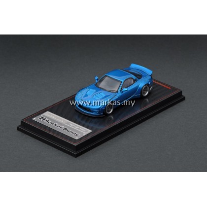 IGNITION MODEL 1/64 ROCKET BUNNY RX-7 (FD3S) BLUE METALLIC