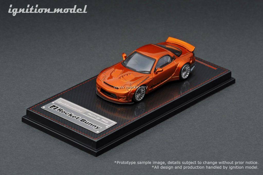 IGNITION MODEL 1/64 ROCKET BUNNY RX-7 (FD3S) ORANGE METALLIC