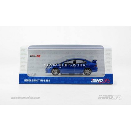 INNO MODELS INNO64 1/64 HONDA CIVIC TYPE R FD2 VIVID BLUE PEARL W ...