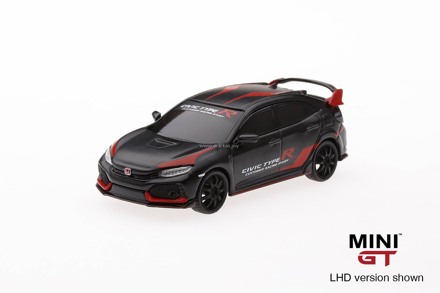 MINI GT 1/64 HONDA CIVIC TYPE R (FK8) CUSTOMER STUDY RACING (RHD)