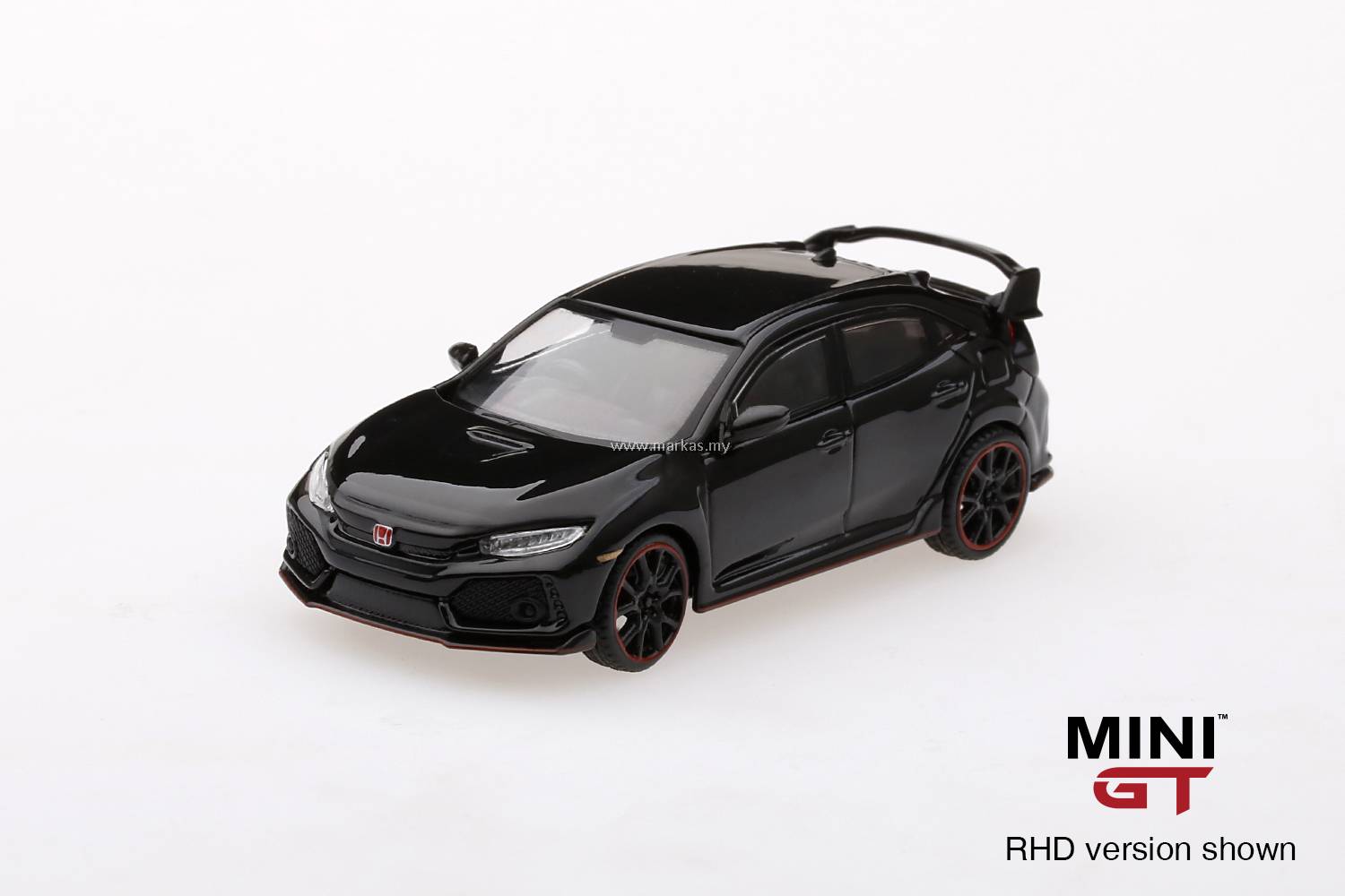 MINI GT 1/64 HONDA CIVIC TYPE R FK8 CRYSTAL BLACK (RHD)