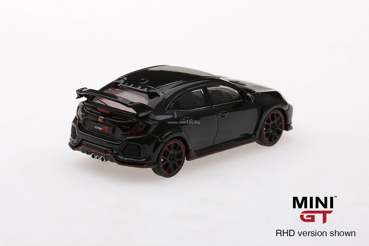 MINI GT 1/64 HONDA CIVIC TYPE R FK8 CRYSTAL BLACK (RHD)