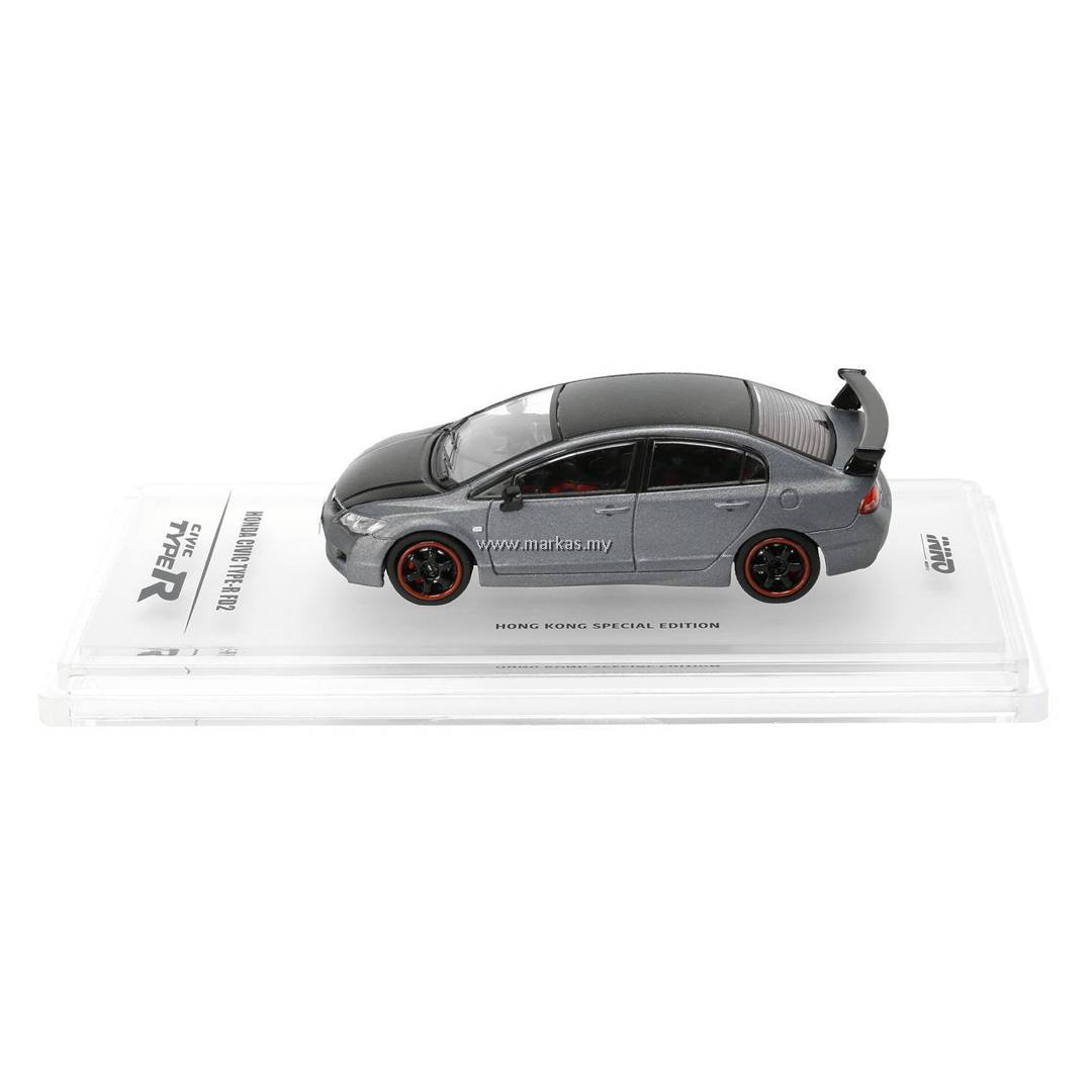 INNO MODELS INNO64 1/64 HONDA CIVIC TYPE R FD2 MATT GREY (HONG KONG AEON EXCLUSIVE) *NO STICKER ...