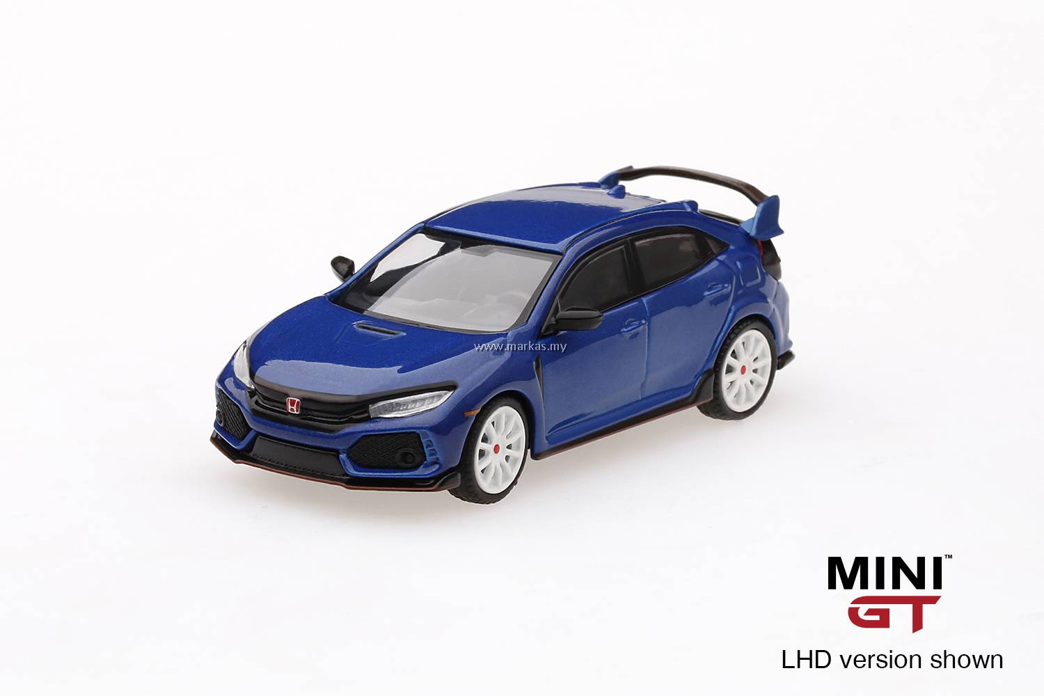 MINI GT 1/64 HONDA CIVIC TYPE R FK8 AEGEAN BLUE WITH MODULO KIT (RHD)