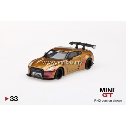 MINI GT 1/64 #33 HK TOYEAST EXCLUSIVE LB★WORKS NISSAN GT-R R35 TYPE 1 ...