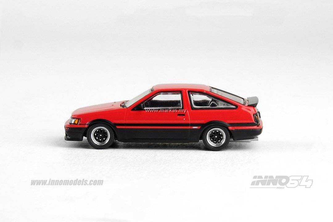 INNO MODELS INNO64 1/64 JAPAN EXCLUSIVE -TOYOTA COROLLA AE86 LEVIN RED ...
