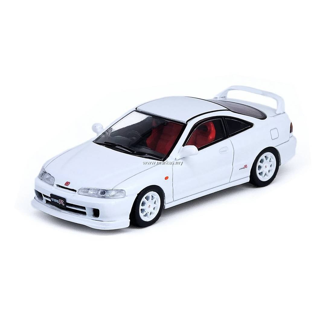 INNO MODELS INNO64 1/64 HONDA INTEGRA TYPE-R DC2 WHITE W/ EXTRA WHEELS ...