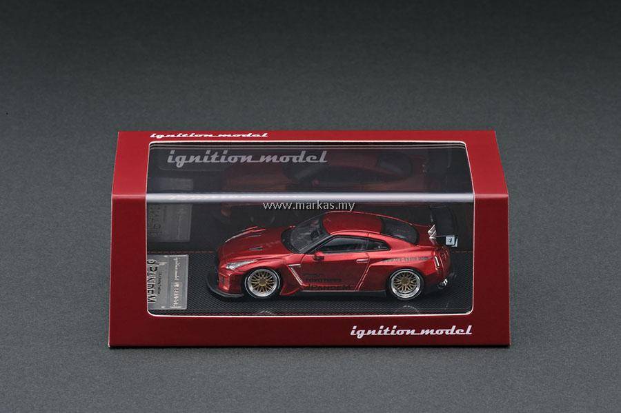 IGNITION MODEL 1/64 1746 PANDEM R35 GT-R RED METALLIC