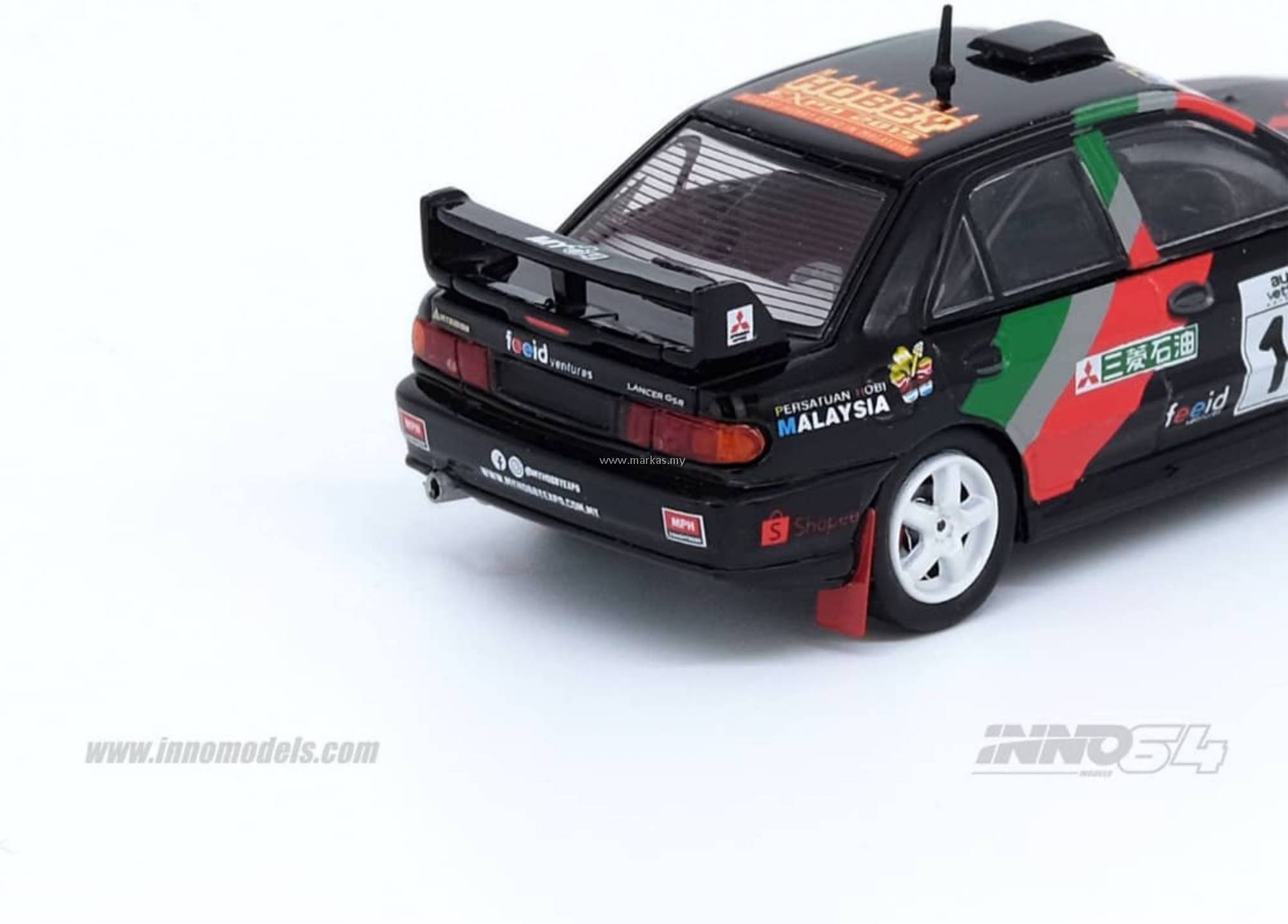 INNO MODELS INNO64 1/64 MHX EXCLUSIVE MITSUBISHI EVO III WITH MHX DECALS