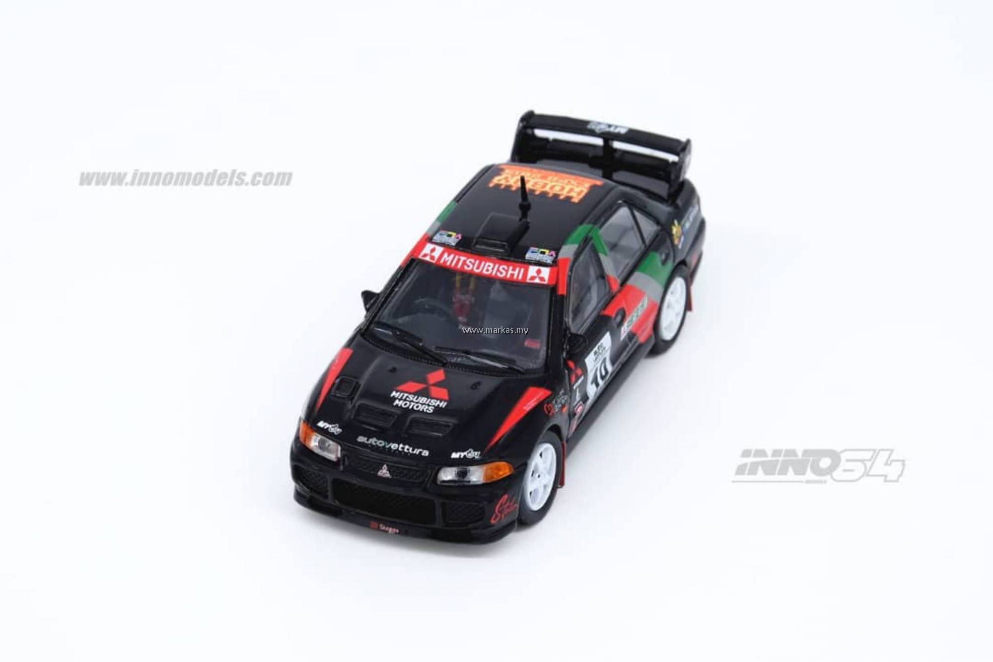 INNO MODELS INNO64 1/64 MHX EXCLUSIVE MITSUBISHI EVO III WITH MHX DECALS