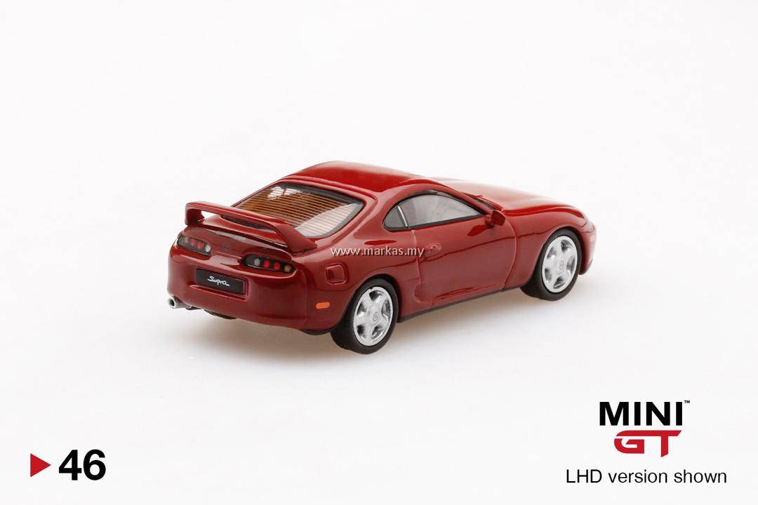 MINI GT 1/64 #46 TOYOTA SUPRA RENAISSANCE RED (RHD)