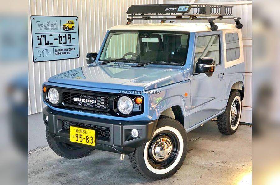 (PO) ERA CAR 1/64 #12 SUZUKI JIMNY - 1ST SPECIAL EDITION BABY BLUE
