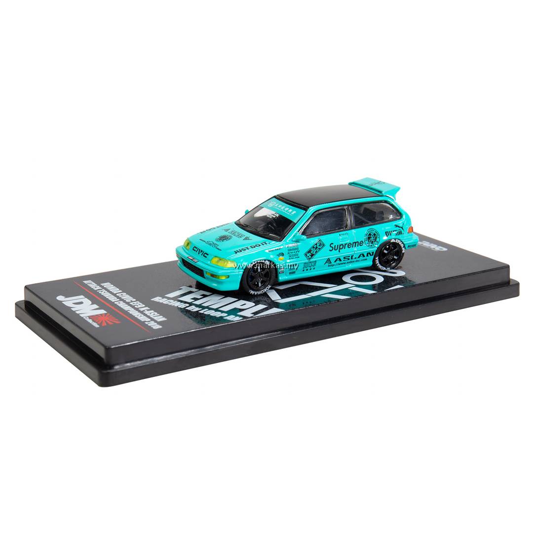 INNO MODELS INNO64 1/64 HONDA CIVIC EF9 K-ASLAN ATTACK TSUKUBA ...