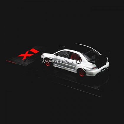 (PO) CM MODEL 1/64 MITSUBISHI LANCER EVO IX VOLTEX - PEARL WHITE CARBON ...