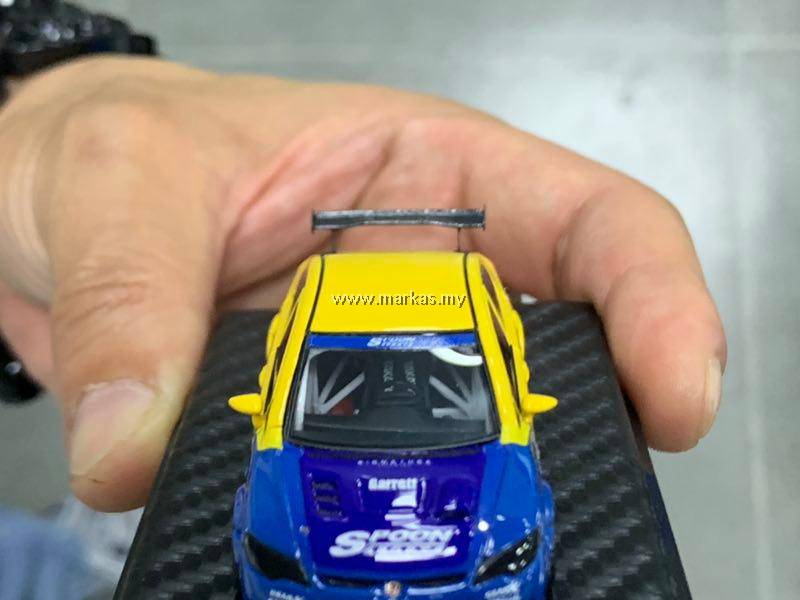 YM MODEL 1/64 HONDA CIVIC FD2R SPOON (MIDDLE SEAT)