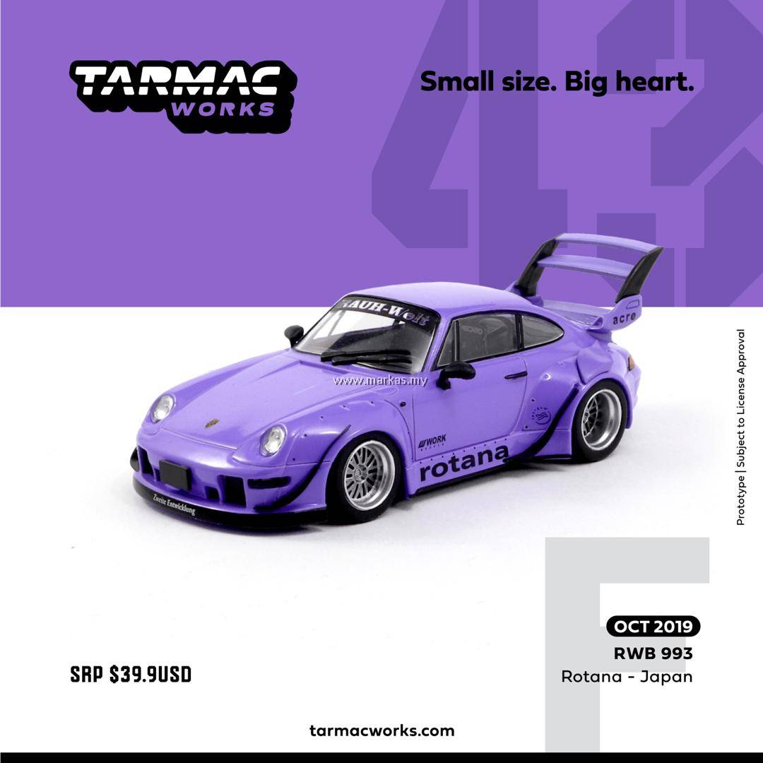 TARMAC WORKS 1/43 PORSCHE RWB 993 ROTANA