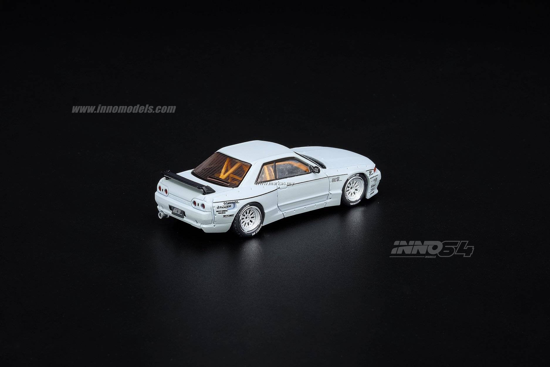 INNO MODELS INNO64 1/64 NISSAN SKYLINE GT-R R32 PANDEM MATT GREY