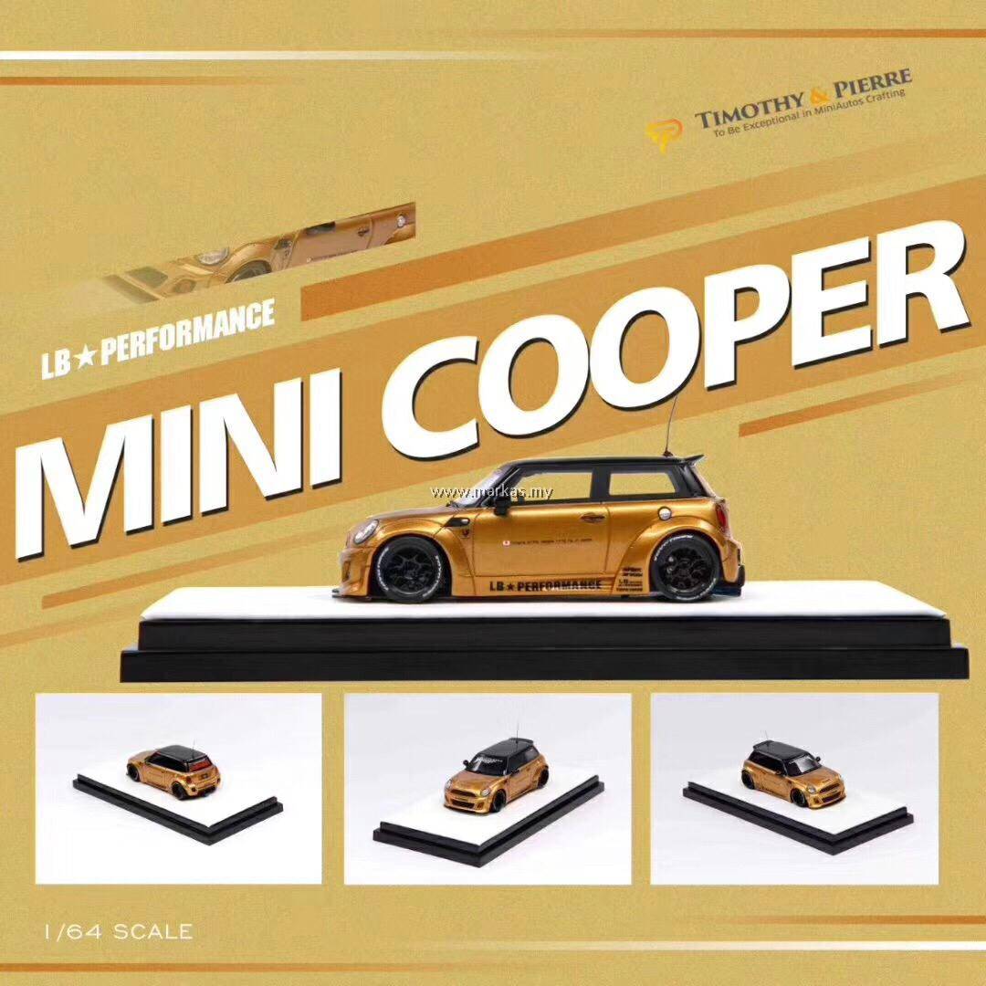 TIMOTHY & PIERRE 1/64 LB☆WORKS MINI COOPER GOLD