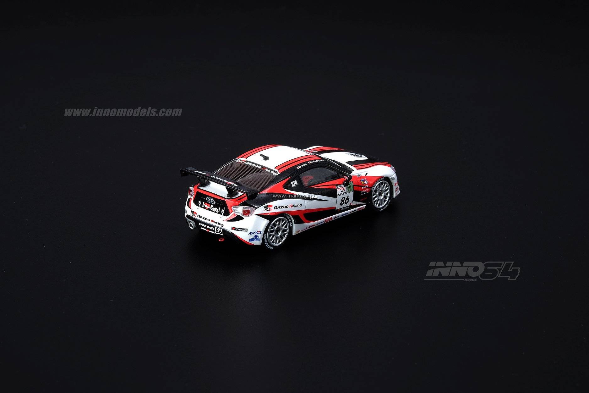 INNO MODELS INNO64 1/64 TOYOTA GT86 #86 GAZOO RACING SUPER TAIKYU ...