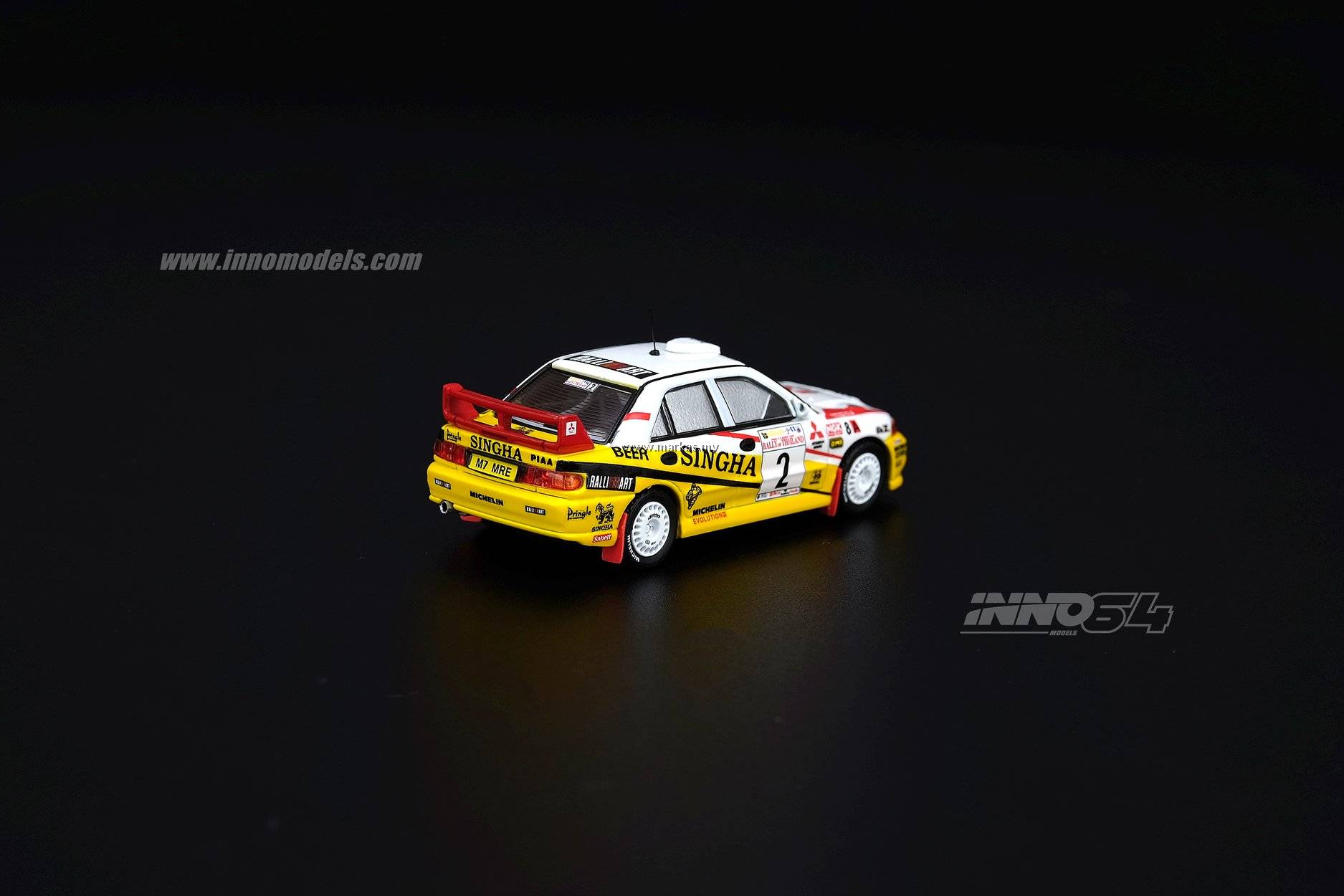 INNO MODELS INNO64 1/64 MITSUBISHI LANCER EVOLUTION III #2 SINGHA ...