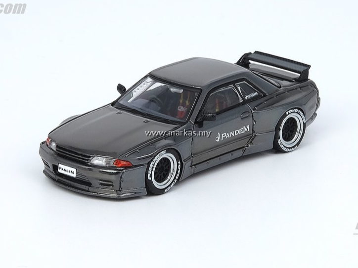 INNO MODELS INNO64 1/64 NISSAN SKYLINE GT-R R32 PANDEM BLACK CHROME ...
