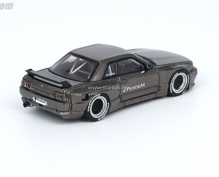 INNO MODELS INNO64 1/64 NISSAN SKYLINE GT-R R32 PANDEM BLACK CHROME ...