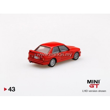 MINI GT 1/64 #43 BMW M3 E30 RED (RHD)