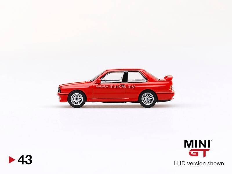 MINI GT 1/64 #43 BMW M3 E30 RED (RHD)