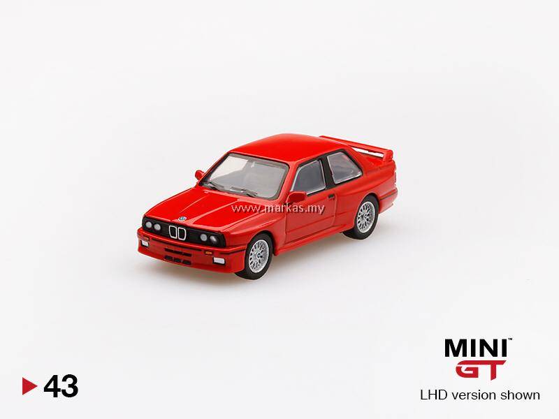 MINI GT 1/64 #43 BMW M3 E30 RED (RHD)