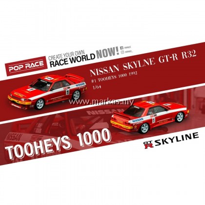 INNO MODELS INNO64 X POP RACE 1/64 NISSAN SKYLINE GT-R R32 #1 TOOHEYS ...
