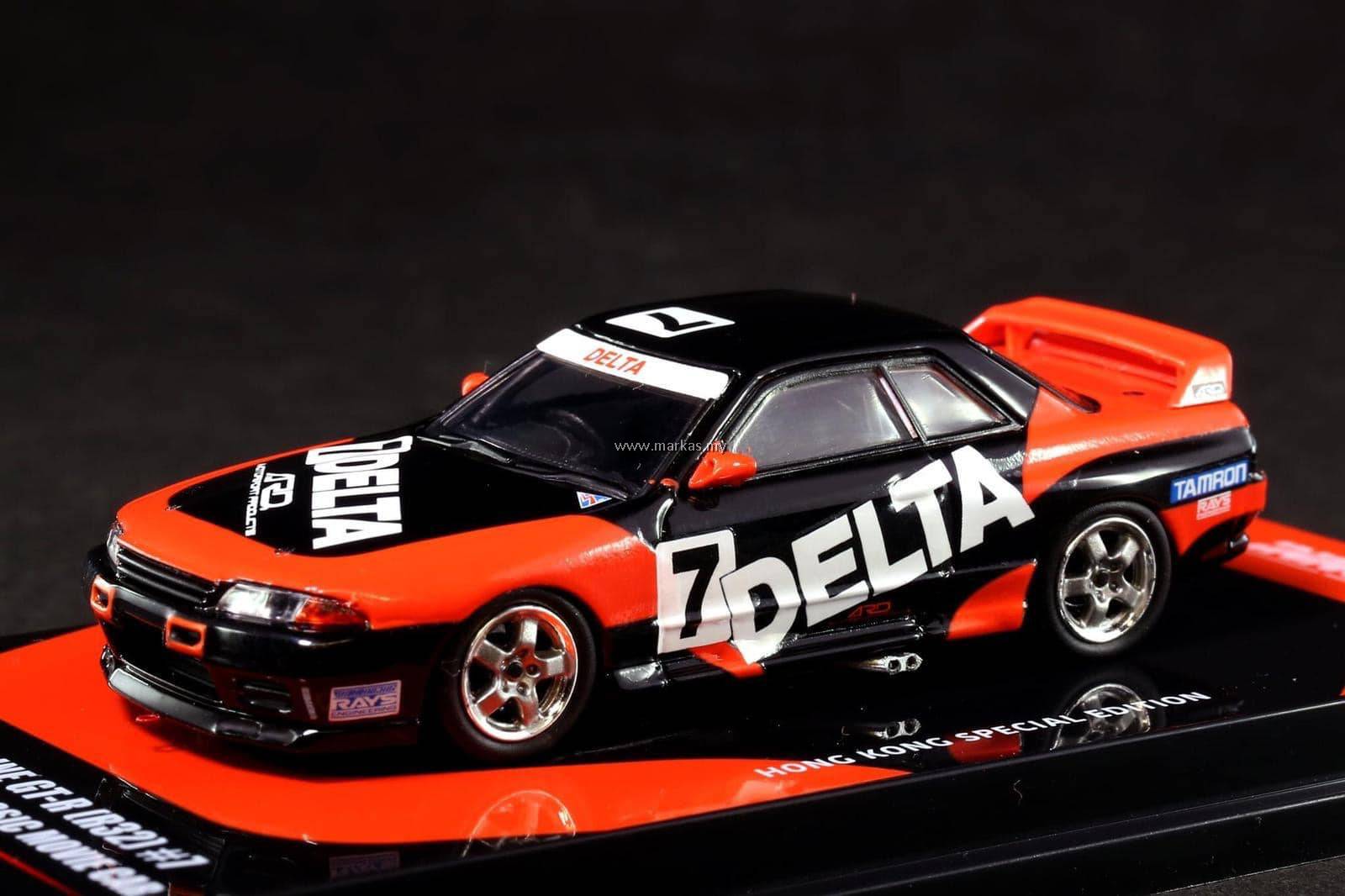 INNO MODELS INNO64 1/64 NISSAN SKYLINE GT-R R32 #7 DELTA HONG KONG ...
