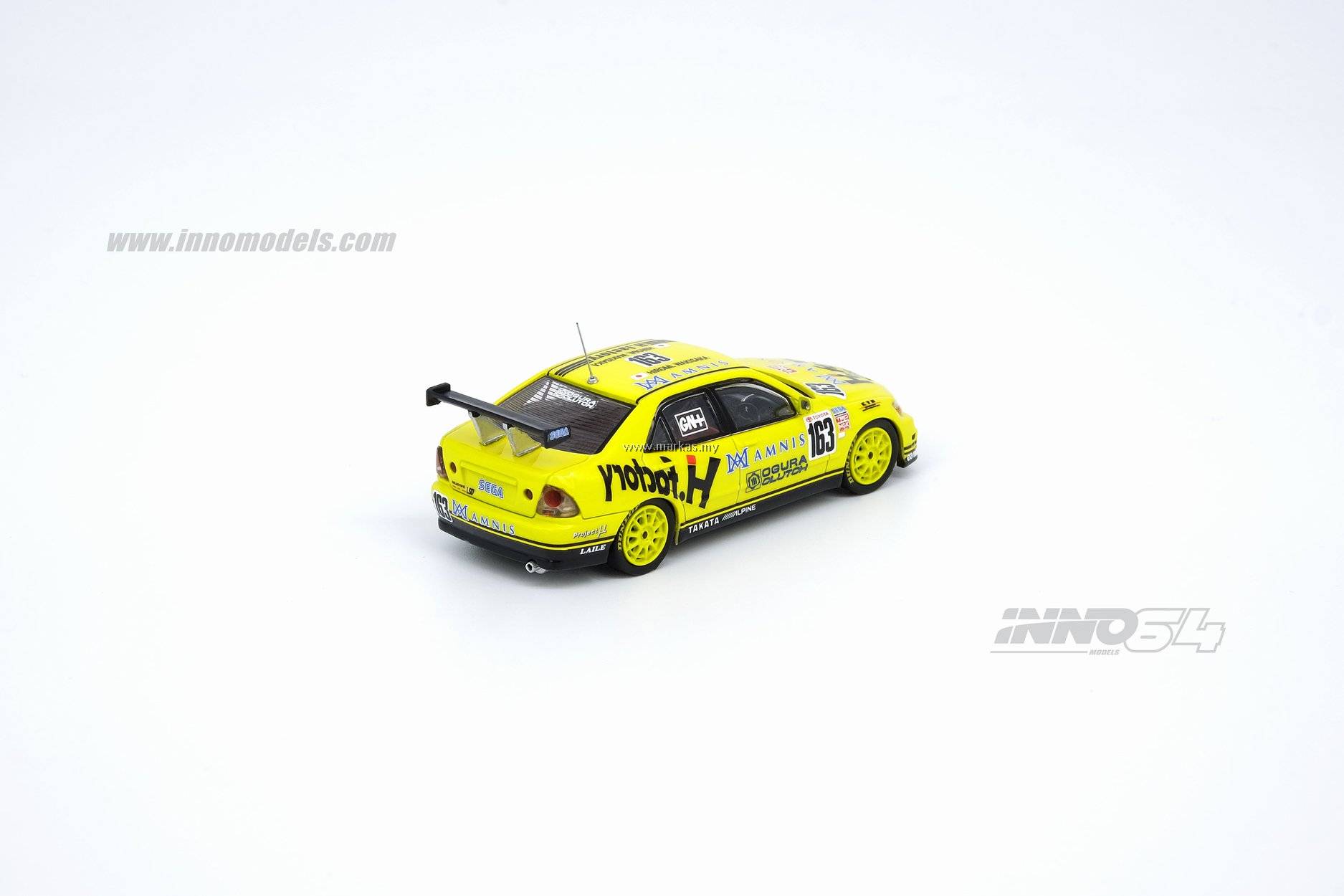 INNO MODELS INNO64 1/64 TOYOTA ALTEZZA RS200 #163 H FACTORY N1 SUPER ...