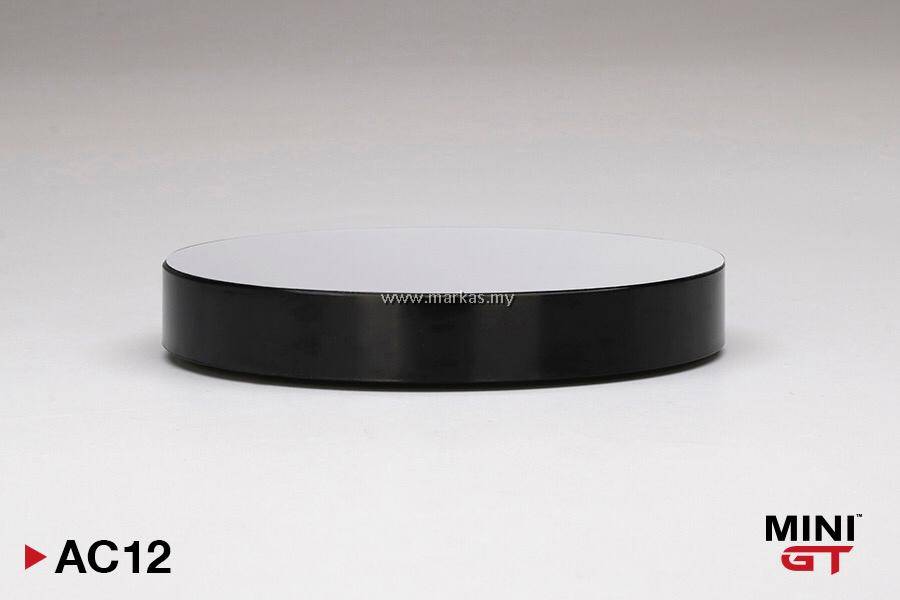 (PO) MINI GT 1/64 AC12 DISPLAY TURNTABLE BLACK
